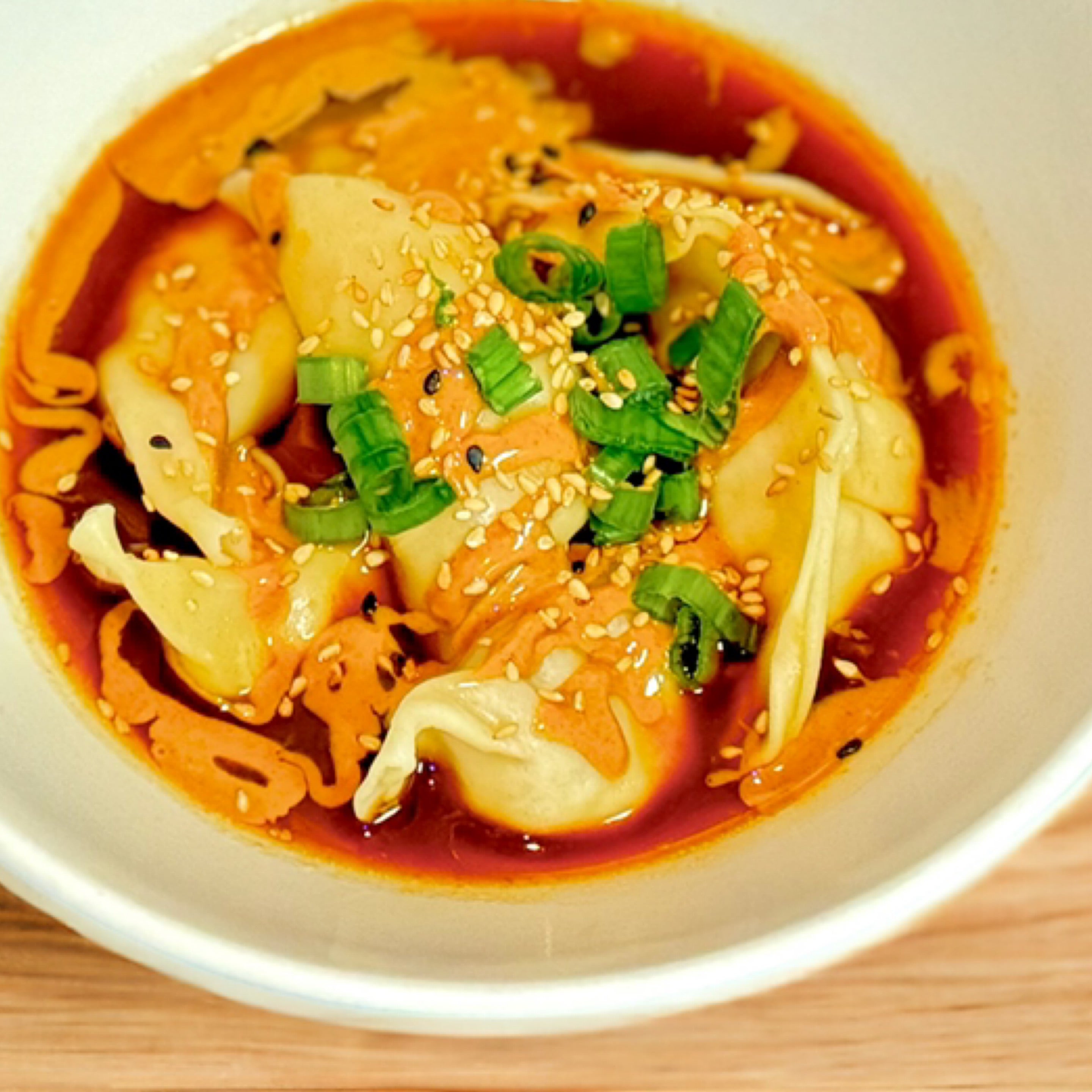 Spicy Boiled Gyoza (6) | PokeMaki Ramen